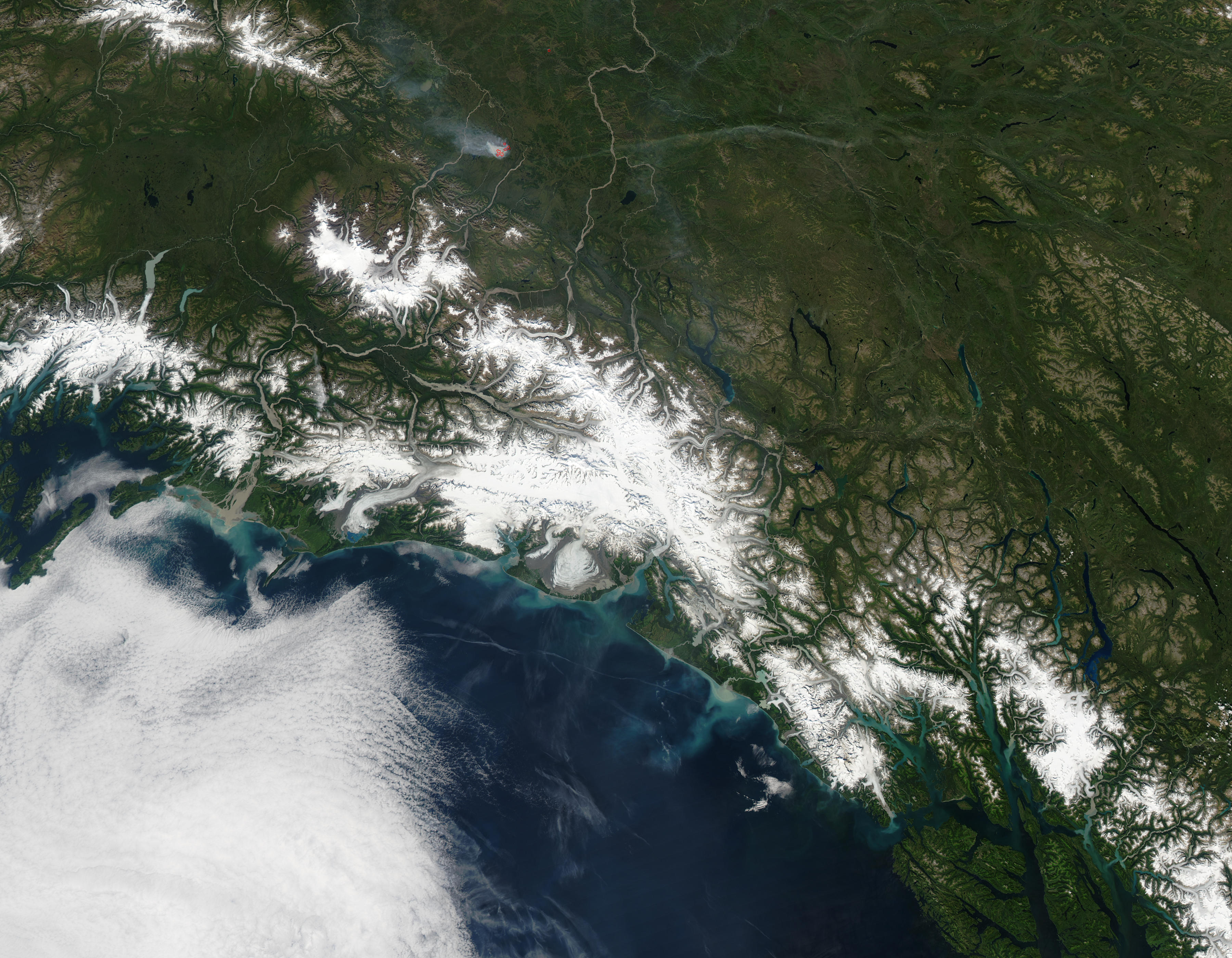 Sediment along the southern coast of Alaska | STESA