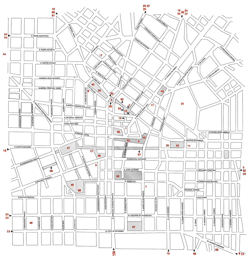 Tourist Map of Curitiba, Brazil | STESA