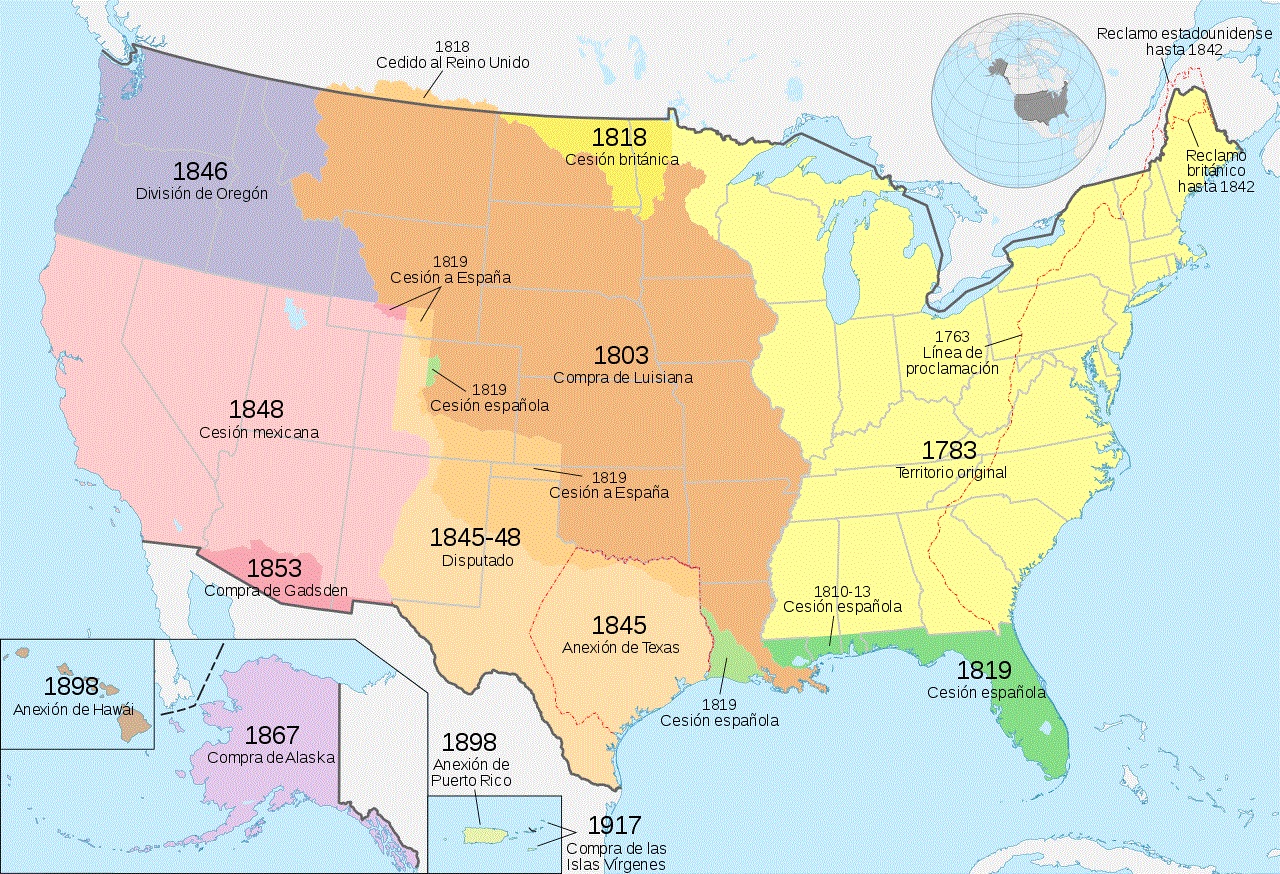 The territorial expansion of the United States | STESA