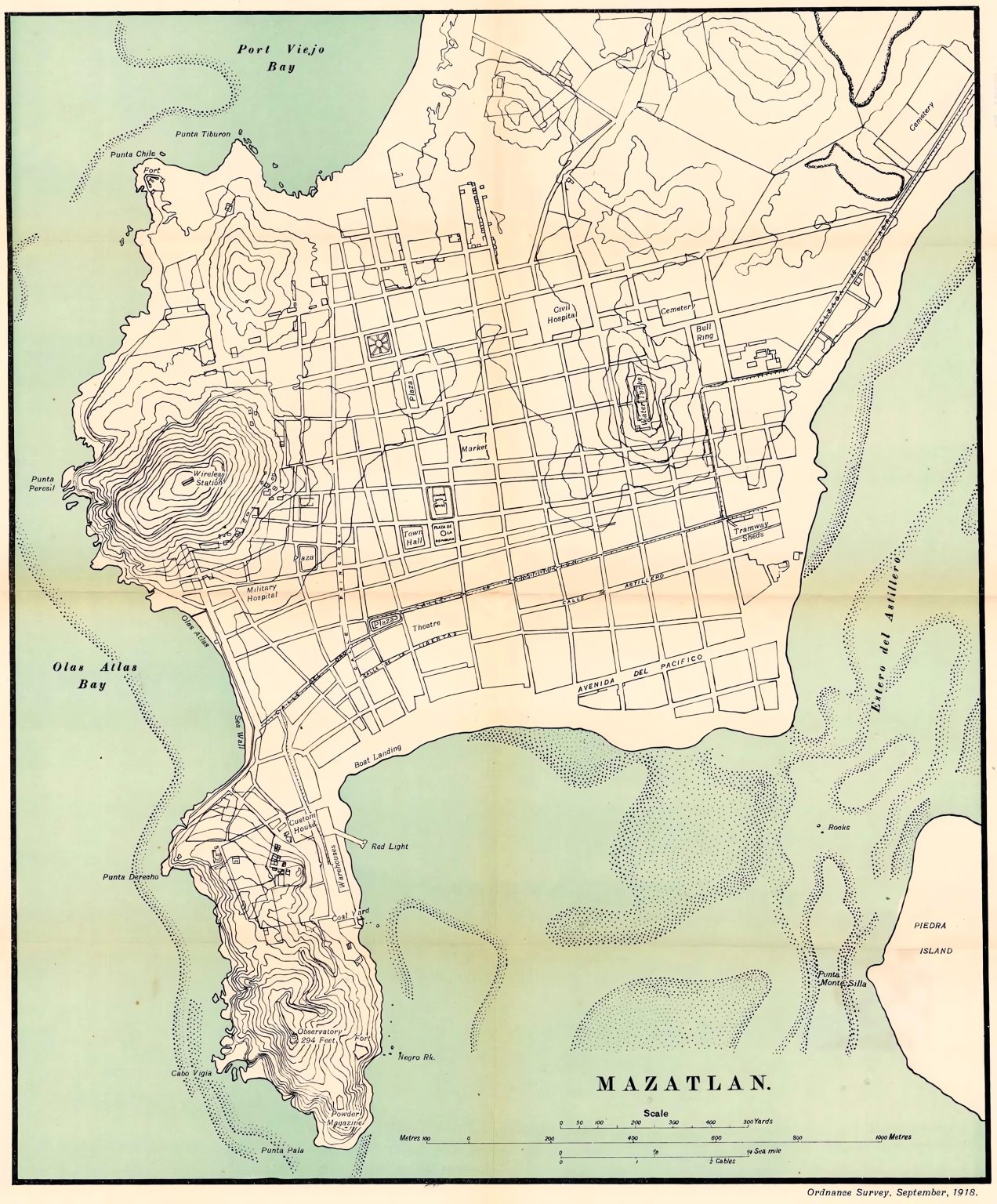 Plano de Mazatlán - Galería de mapas