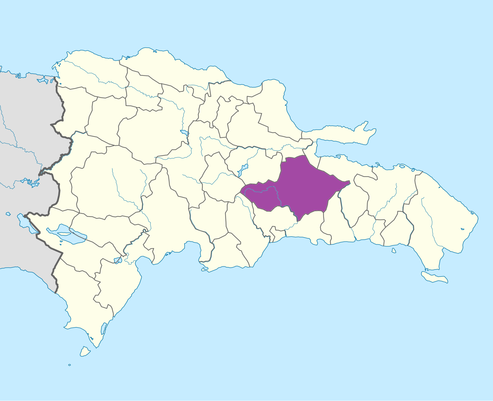 Mapa de la provincia de Monte Plata - Galería de mapas
