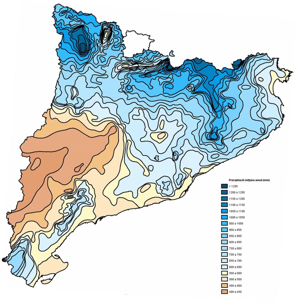 Mapas climáticos de Cataluña - Galería de mapas